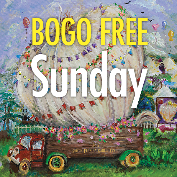 bogo-free-sun - South Florida Garlic Fest